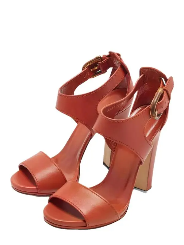 Gucci Lifford Ankle-strap Sandals - Orange