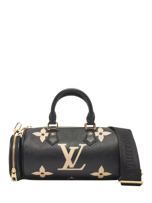 LOUIS VUITTON Papillon Bb Monogram Empreinte Mini Bag - Black