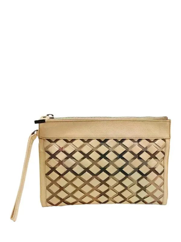 Burberry Wrist-strap Clutch Bag - Neutrals