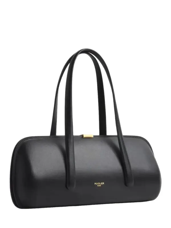 MUGLER Aurora Shoulder Bag - Black