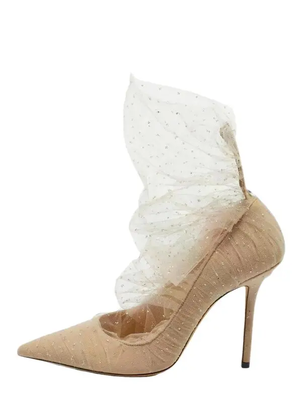 JIMMY CHOO Lavish Heeled Pumps - Neutrals