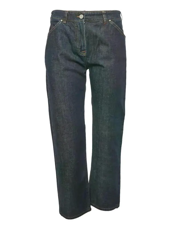 Balenciaga Straight-leg Mid-wash Denim Trousers - Blue