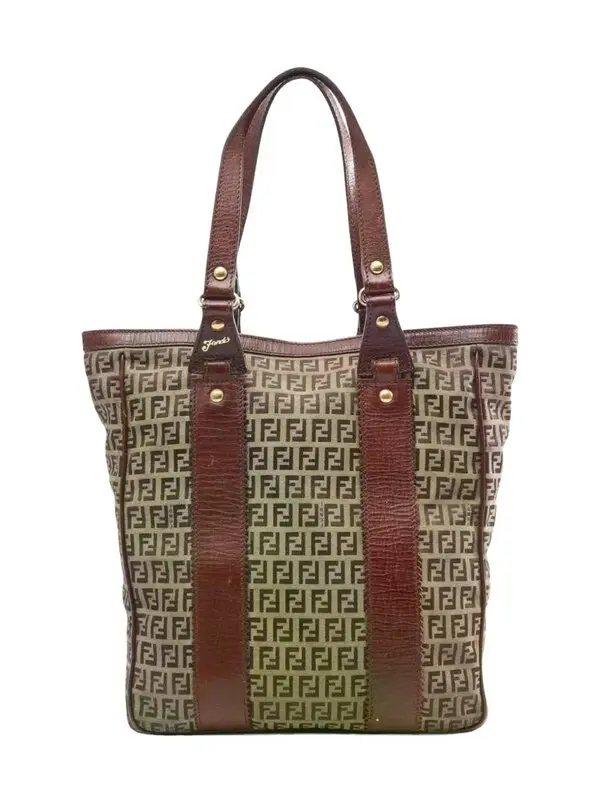 Fendi Zucchino Tote Bag - Neutrals
