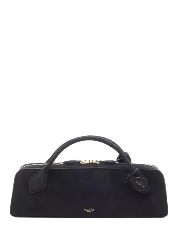 Alaïa Le Teckel Suede East-west Bag - Black