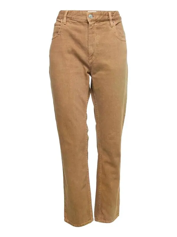 ISABEL MARANT VINTAGE Cotton Trousers - Brown