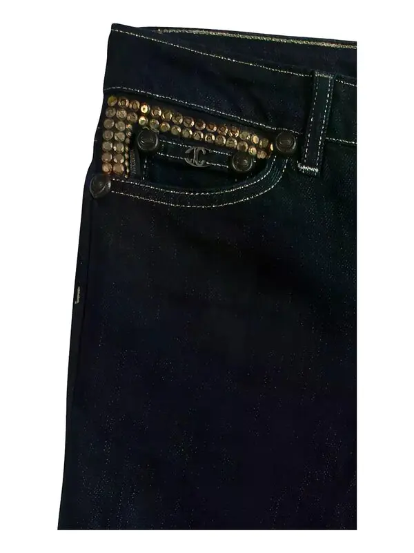 Just Cavalli Studded Pocket Jeans - Blue