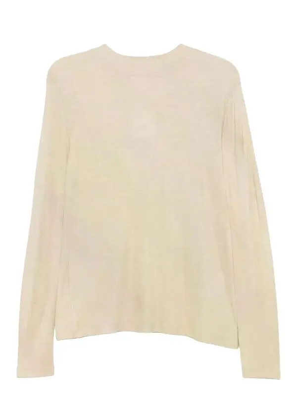MAISON123 Long-sleeve Crew-neck T-shirt - Neutrals