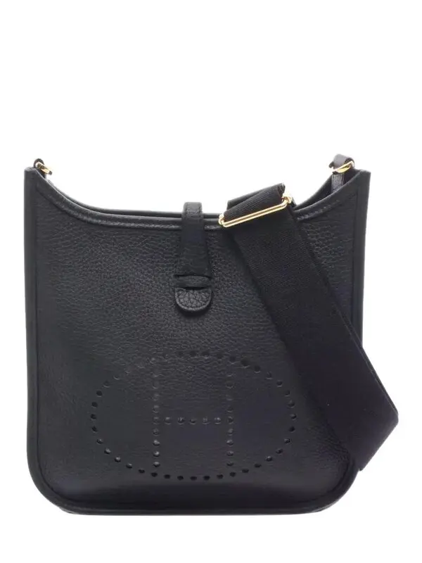 Hermès 2026 23 Evelyne Clemence Shoulder Bag - Black