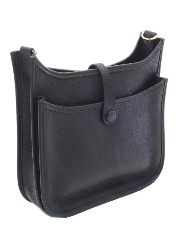 Hermès Evelyne Clemence Shoulder Bag - Black