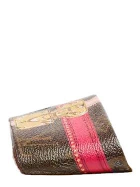 LOUIS VUITTON Lock It Monogram Canvas Slides - Brown