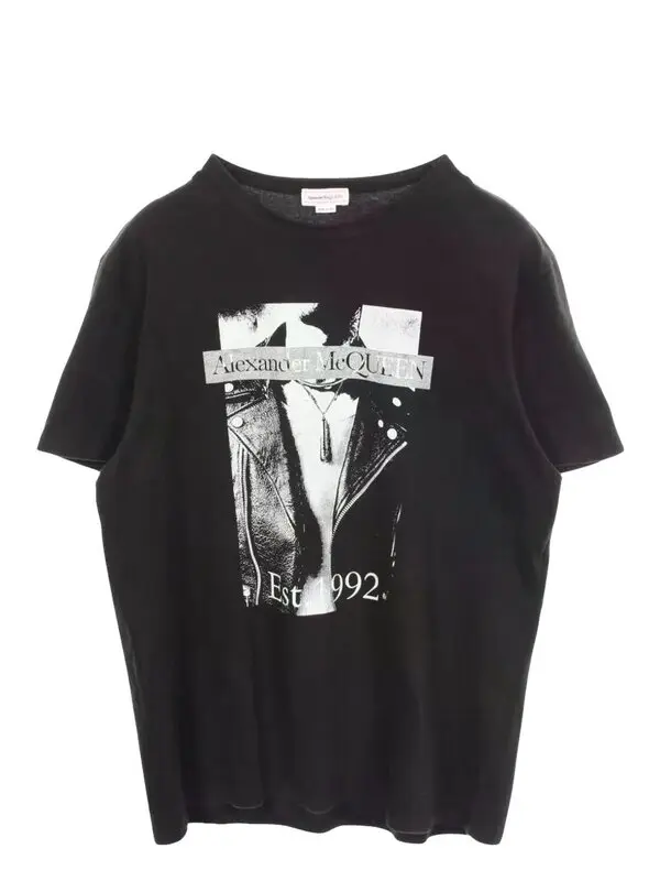 Alexander McQueen 2000s Graphic-print T-shirt - Black