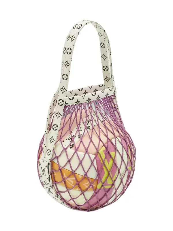 LOUIS VUITTON Ball Bag With Monogram Trims - Purple