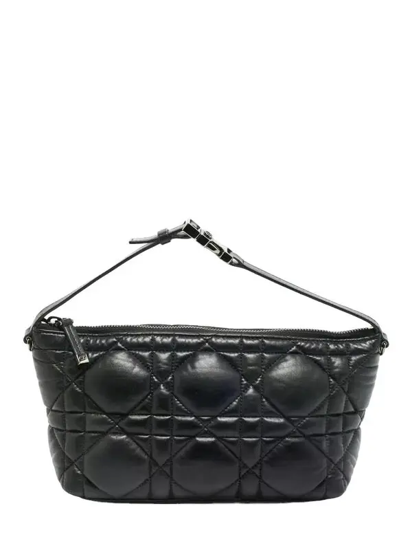 Dior 2022 Medium Travel Nomad Macrocannage Tote Bag - Black