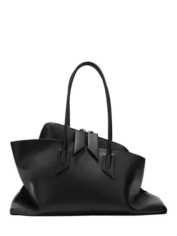 Attico La Passeggiata Medium Top Handle - Black