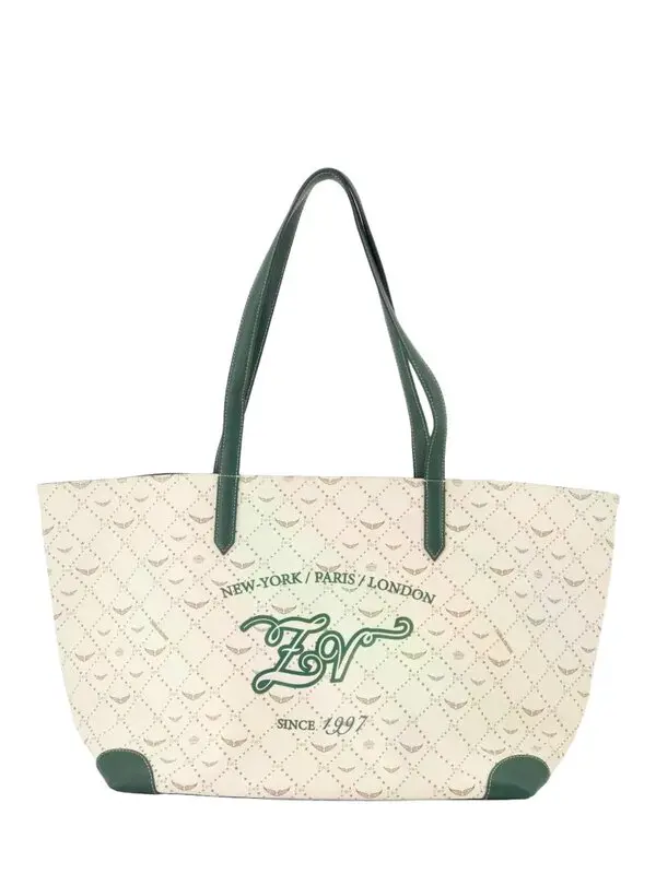 Zadig&Voltaire Z Monogram Tennis Tote Bag - Neutrals