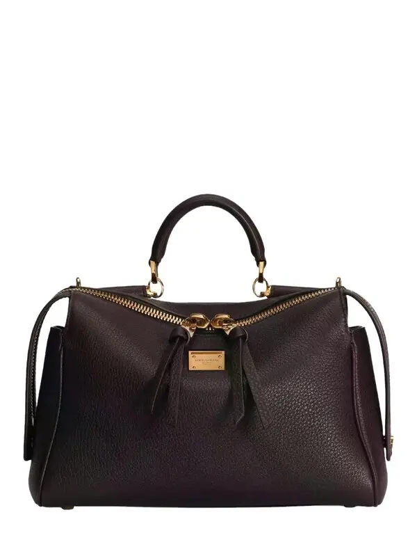 Dolce & Gabbana Vittoria Handbag In Calfskin - Red
