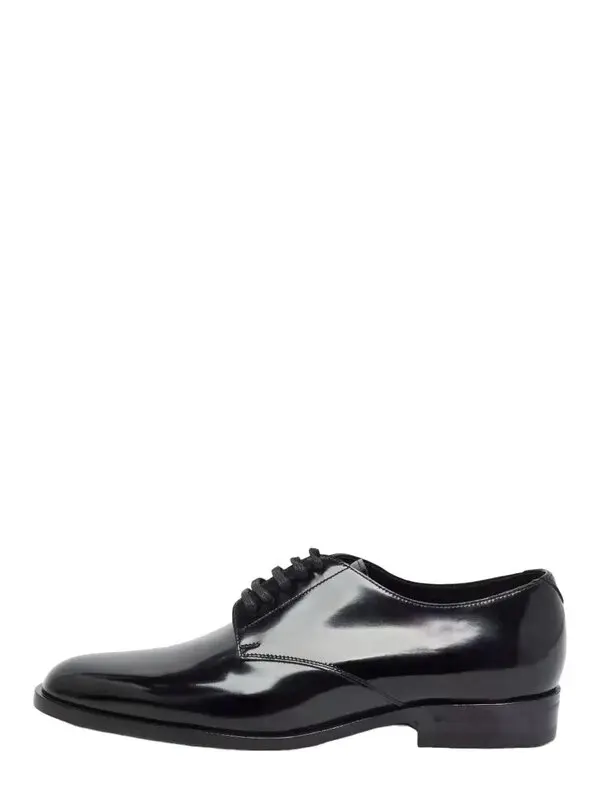 Saint Laurent Patent Leather Oxford Shoes - Black