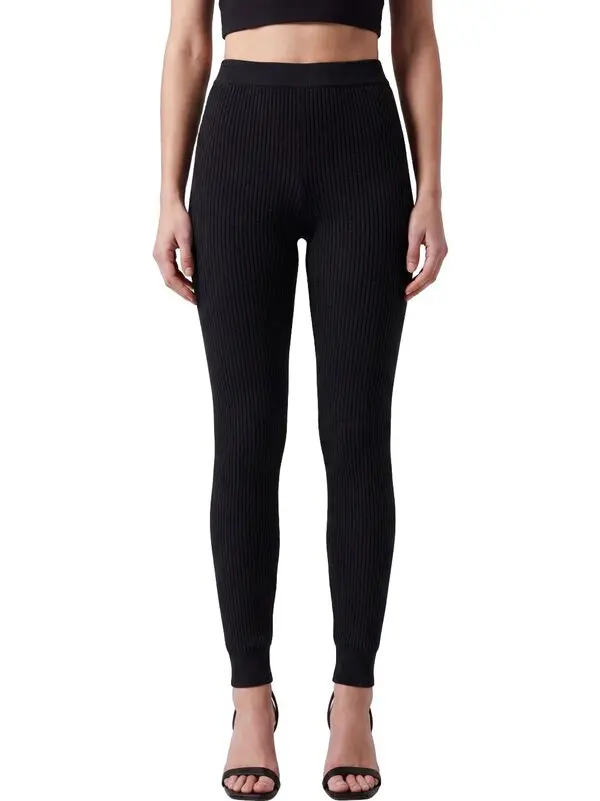 TOM FORD Ribbed Trousers - Black