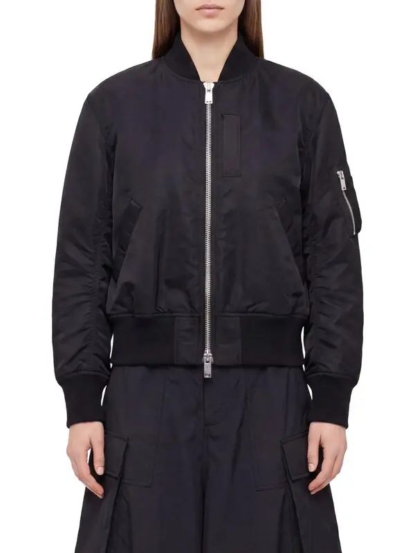 Sacai Nylon Bomber Jacket - Black