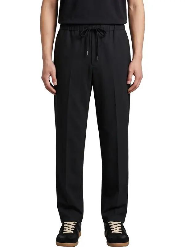 MAISON MARGIELA Wide-leg Wool-blend Trousers - Black