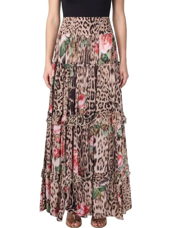 Roberto Cavalli Skirt Colour - Natural