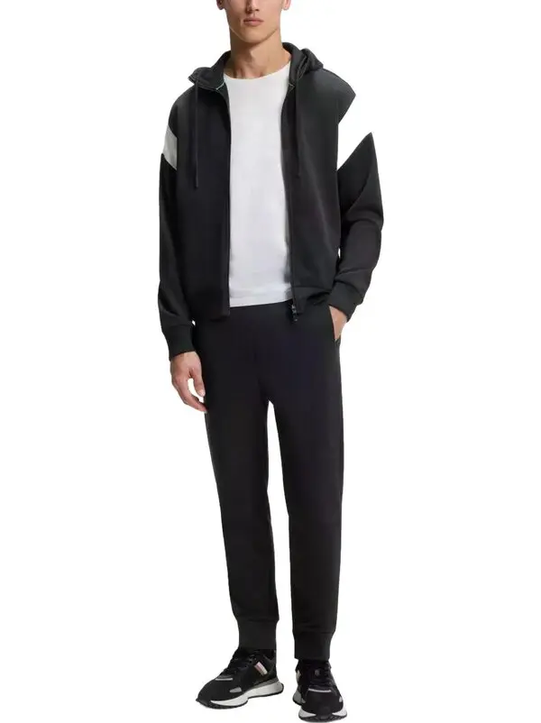 BOSS Logo-embroidered Track Pants - Blue