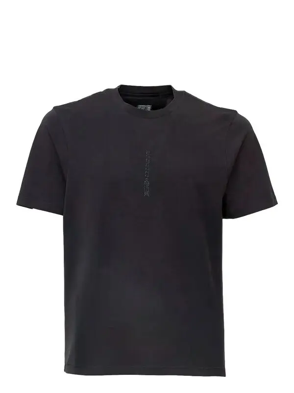 C.P. COMPANY Logo-print Jersey T-shirt - Black