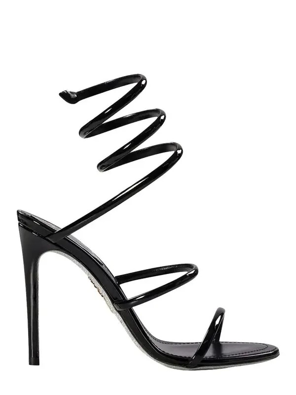 Rene Caovilla Cleo Wrap-around Sandals - Black