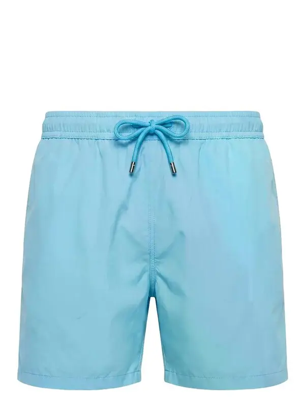 Fedeli Drawstring Swim Shorts - Blue