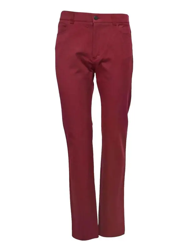 JOSEPH Cotton-blend Five-pocket Trousers - Red