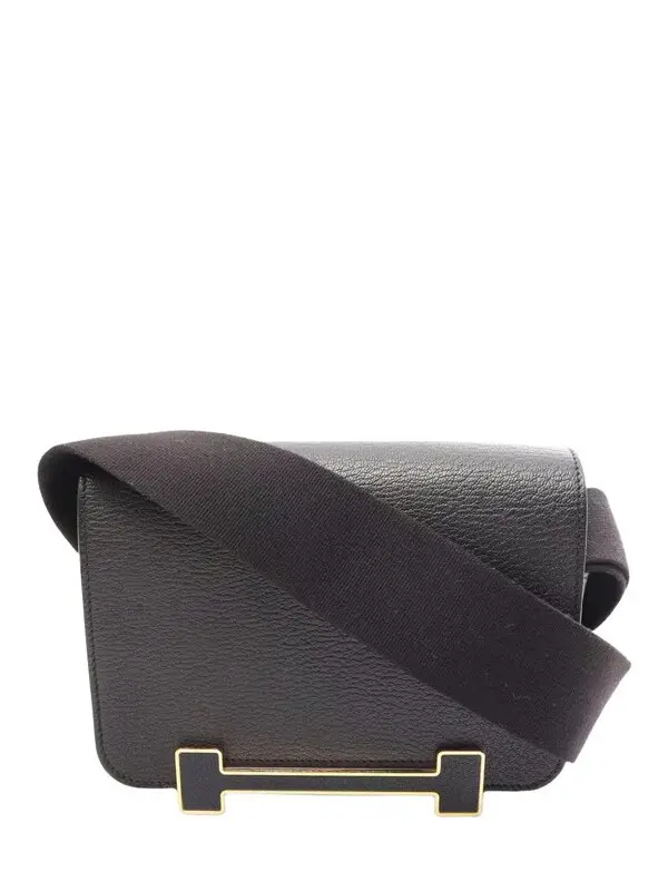 Hermès Geta Shoulder Bag - Black