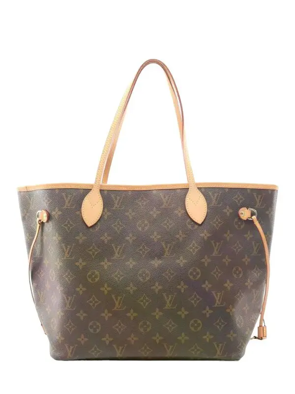 LOUIS VUITTON 2008 Mm Monogram Neverfull Tote Bag - Brown