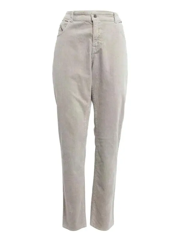 Emporio Armani Corduroy Classic Trousers - Neutrals