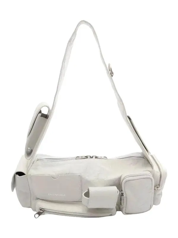 Balenciaga 2010s Superbusy Sling Shoulder Bag - White