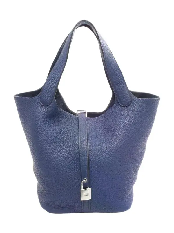 Hermès 2019 Mm Picotin Lock Tote Bag - Blue