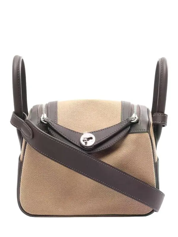 Hermès Mini Lindy Shoulder Bag - Neutrals