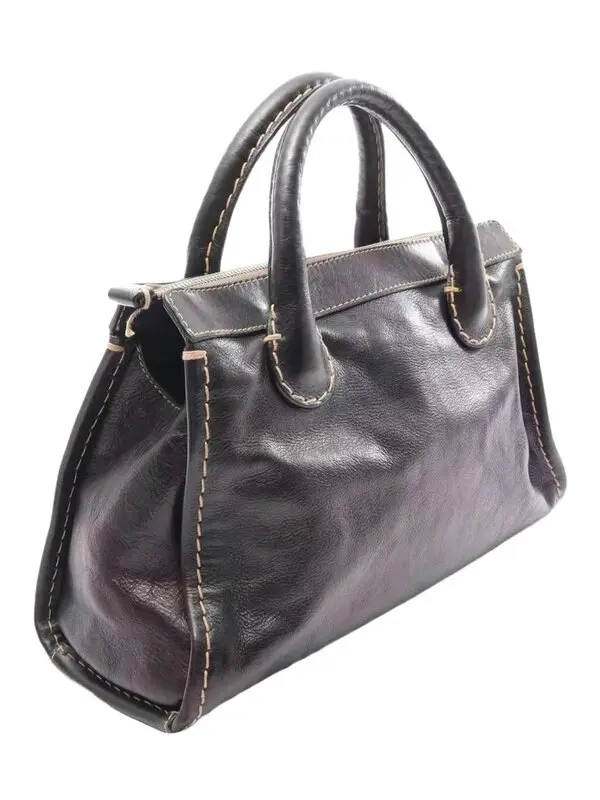 Chloé Edith Leather Tote Bag - Black
