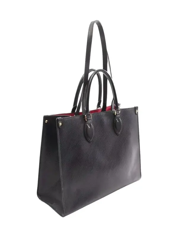 LOUIS VUITTON Epi Leather Tote Bag - Black