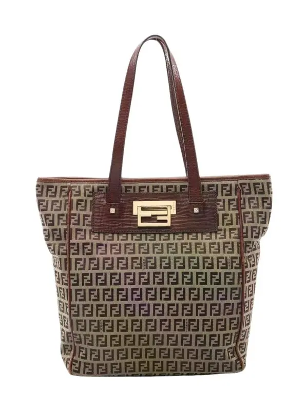 Fendi 2000s Zucchino Tote Bag - Brown