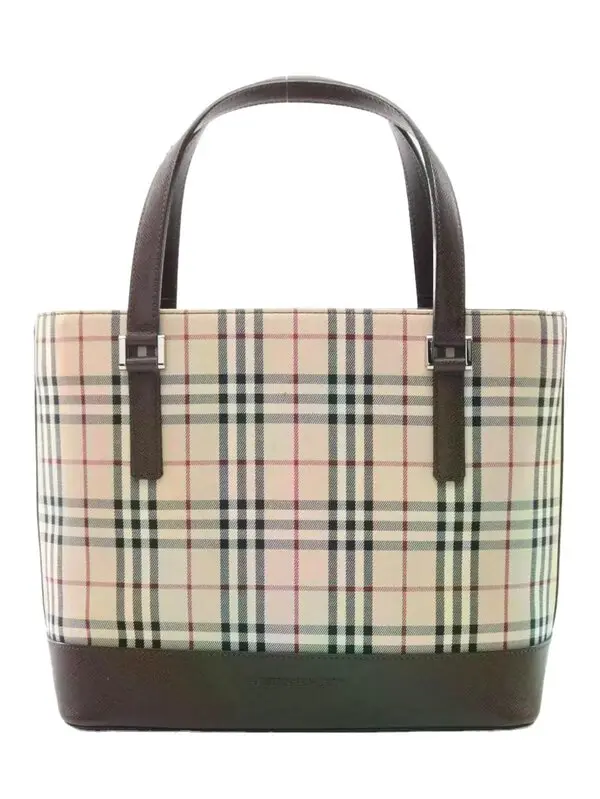 Burberry Nova Check Tote Bag - Neutrals