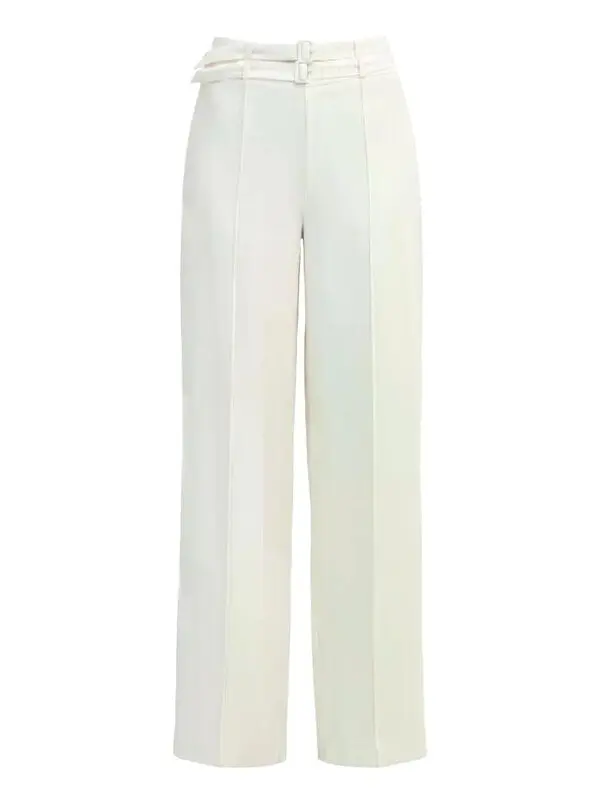 Cinq À Sept Maelor Belted Wide-leg Trousers - Neutrals