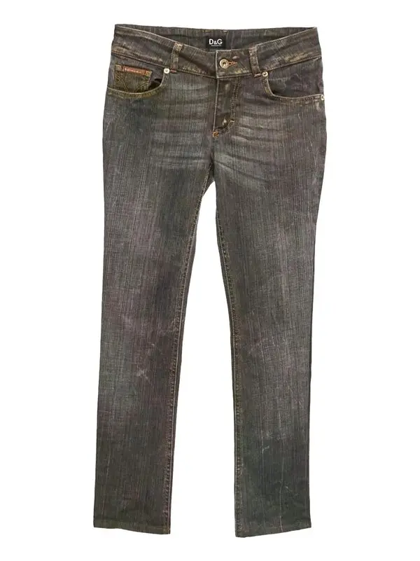 Dolce & Gabbana Low-rise Jeans - Grey