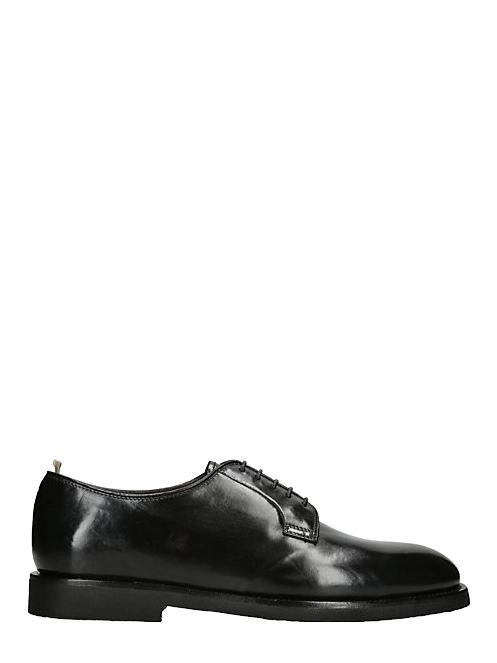 Officine Creative Bariton Leather Derby Shoes - Black