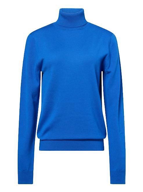 THE FRANKIE SHOP Eve Turtleneck Wool Jumper - Blue