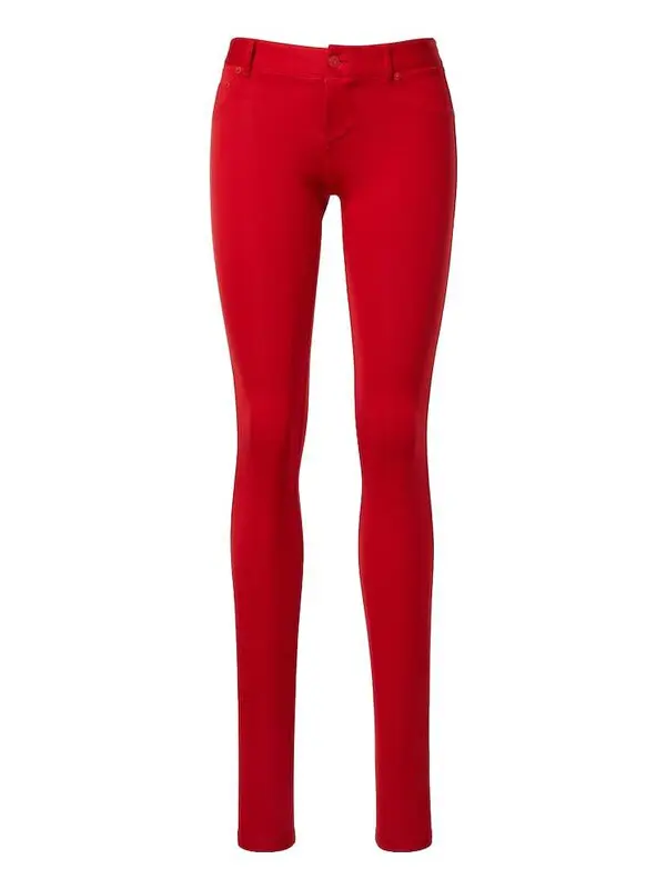 Gucci Jersey Leggings - Red