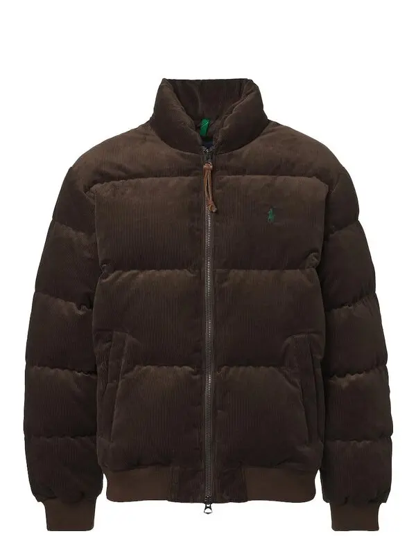 Polo Ralph Lauren Corduroy Down Jacket - Brown