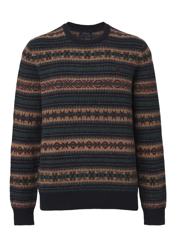 Polo Ralph Lauren Fair Isle Wool Pullover Sweater - Multicoloured