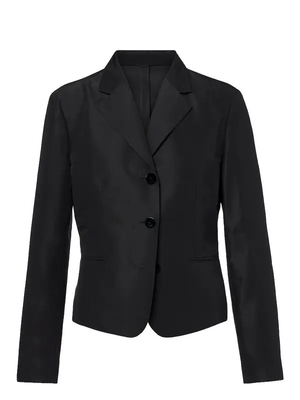 Gucci Silk Faille Jacket - Black