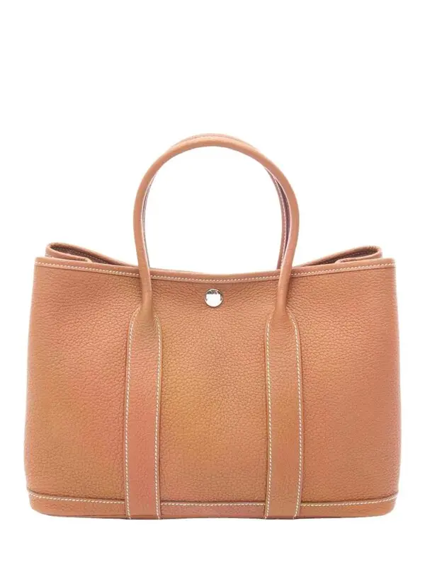 Hermès 2025 Tpm Garden Party Tote Bag - Brown
