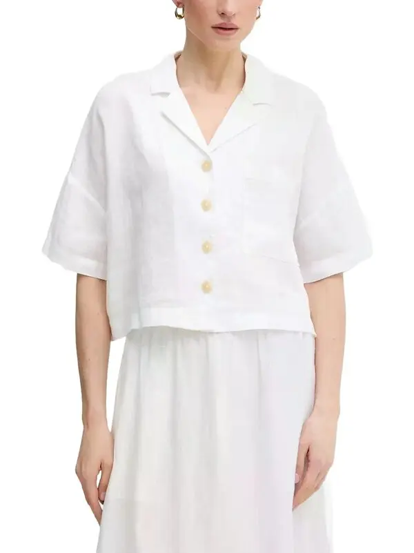 Dkny Patch Pocket Shirt - White